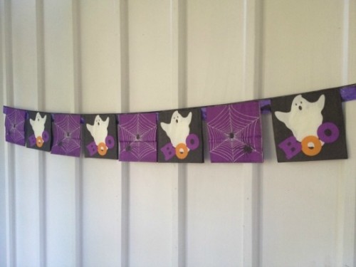 Dollar Store DIY: Boo-tiful Bunting Banner - BargainBriana