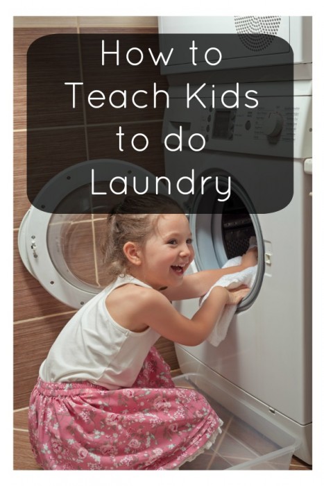 How to Teach Kids to do Laundry - BargainBriana